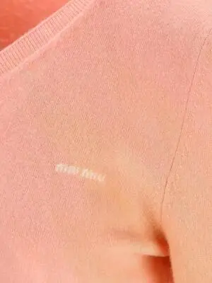 Miu Miu V-neck Wool Cardigan