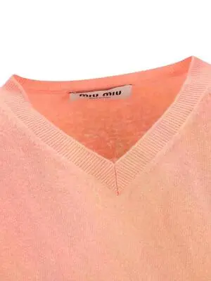 Miu Miu V-neck Wool Cardigan