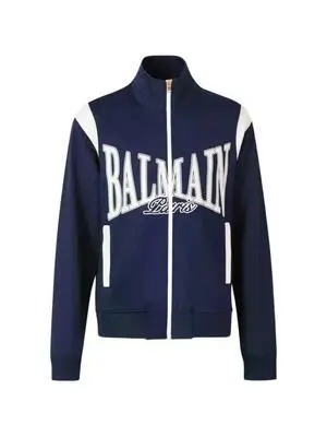 Balmain Logo-print Zip-up Jacket