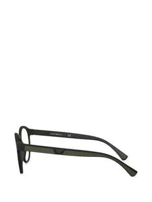 Emporio Armani Round-frame Clip-on Glasses