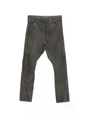 ISAAC SELLAM EXPERIENCE Four-pocket Straight-leg Trousers - Grey