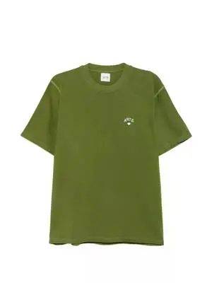 ARTE ANTWERP Logo-embroidered T-shirt - Green