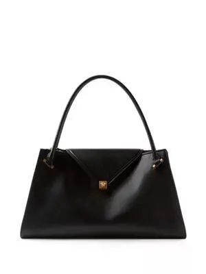 Versace Severine Large Leather Shoulder Bag - Black