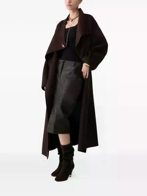 Liu Jo Oversized Wool Coat - Brown