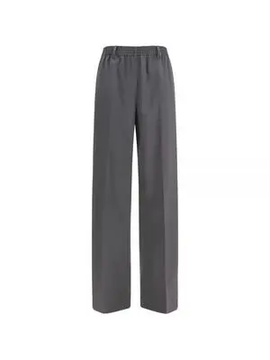 Miu Miu Stretch Wool Pants - Grey