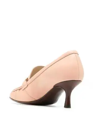 TOD'S Chain-embellished Loafer Pumps