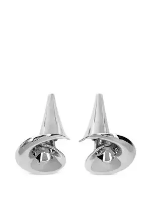 Burberry Tulip Earrings - Silver
