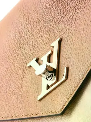 LOUIS VUITTON Mylockme Leather Bb Crossbody Bag - Neutrals