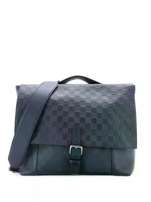 LOUIS VUITTON Loft Cosmos Messenger Bag Damier Infini Leather Crossbody Bag - Blue