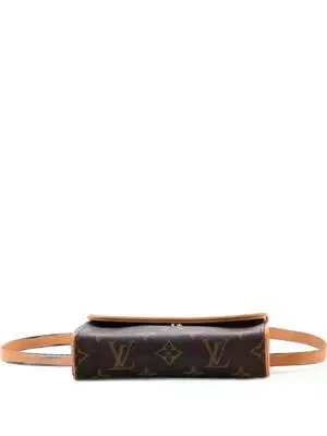 LOUIS VUITTON Florentine Waist Bag Monogram Canvas Belt Bag - Brown