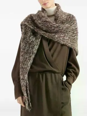 Brunello Cucinelli Mohair Knit Shawl