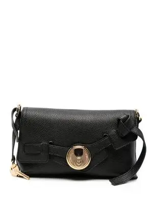 Moschino Logo-plaque Clutch Bag - Black