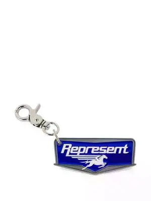 REPRESENT Nothing Tougher Nothing Faster Logo-plaque Keyring