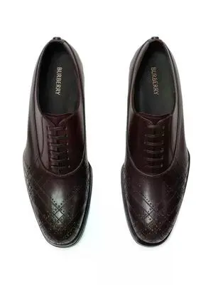 Burberry Leather Windermere Oxford Shoes