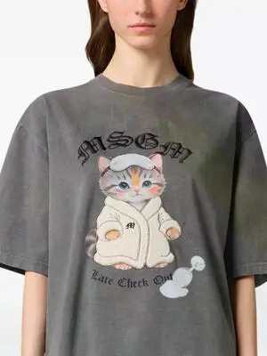 MSGM Graphic-print T-shirt