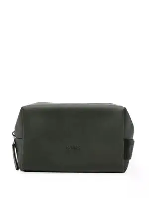 Rains Logo-print Wash Bag - Green