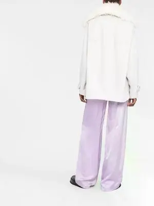 Stella McCartney Faux-fur Collar Wool Coat