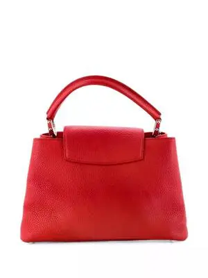 LOUIS VUITTON Capucines Bag Leather Pm Satchel