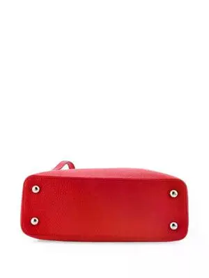 LOUIS VUITTON Capucines Bag Leather Pm Satchel