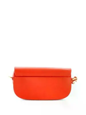 Dior Bobby Flap Bag Leather East West Crossbody Bag - Orange