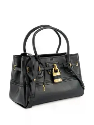 Chloé Padlock Leather Tote Bag