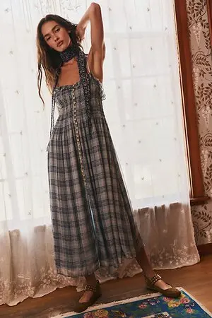 Free People Lennox Maxi Dress At - Sky Combo