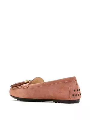TOD'S Tassel-detail Suede Loafers
