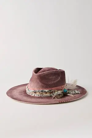 PETER GRIMM Arrow Brim Hat At - Rust