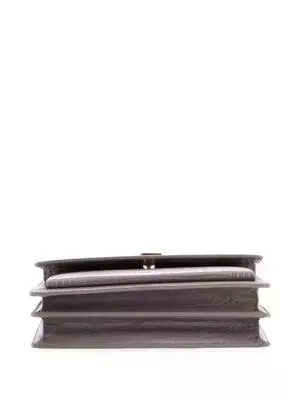 Saint Laurent Sunset Crocodile Embossed Leather Medium Crossbody Bag