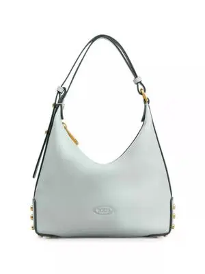TOD'S Metal-dots Mini Bag In Leather - Blue