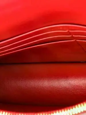 Saint Laurent Sunset Top Handle Chain Wallet Leather Crossbody Bag