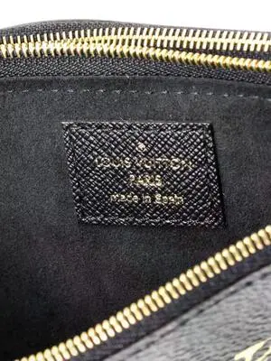 LOUIS VUITTON Limited Edition Jungle Monogram Giant Pochette Clutch Bag - Black