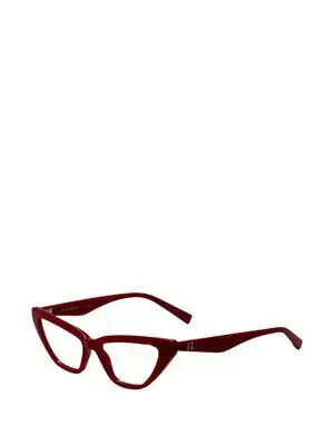 Karl Lagerfeld Cat Eye Frame Eyeglasses - Red