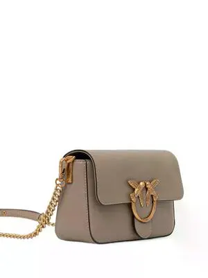 Pinko Love Birds-hardware Leather Crossbody Bag