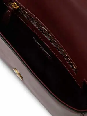 Pinko Love Birds-hardware Leather Crossbody Bag