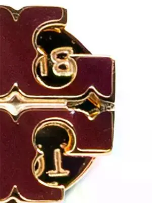 Tory Burch Small Icon Enamel Stud Earrings