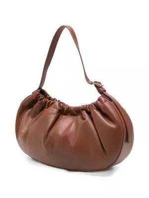 A.p.c. Ruched Shoulder Bag - Brown