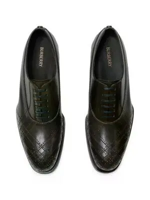 Burberry Leather Windermere Oxford Shoes