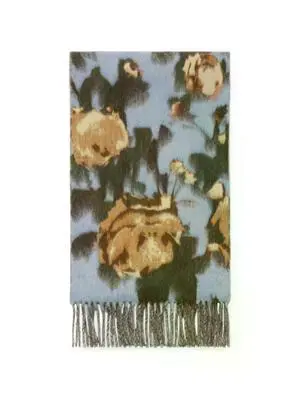 Burberry Patterned Scarve - Blue