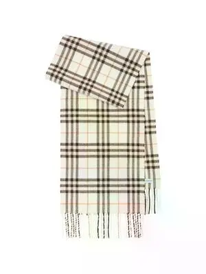 Burberry Plaid-pattern Scarf