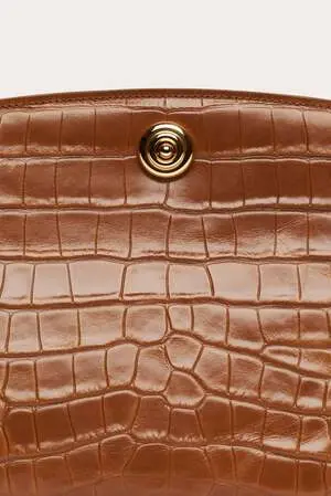 LIFFNER Pushlock Pouch Nougat Croc