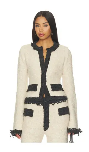 Orseund Iris The Boucle Lounge Jacket In . Also