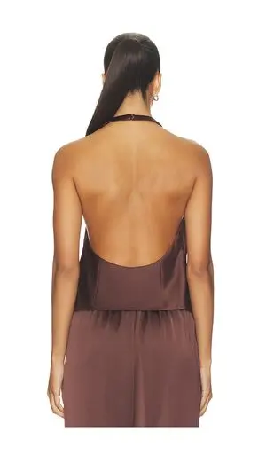 SEROYA Lovella Satin Top In . Also