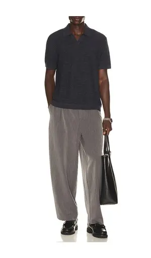 Theory Brenan Pacific Linen Polo In . Also
