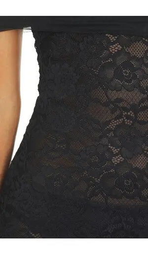 Superdown Oddette Off Shoulder Mini Dress In . Also