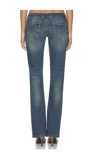 JADED LONDON Eden Low Rise Stretch Bootcut Jeans In . Also