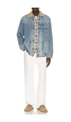 Faherty Brand High Ridge Twill Studio Jacket In . Also