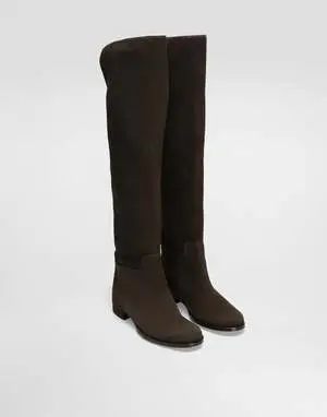 Dolce & Gabbana Suede Boots Boots And Booties
