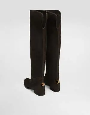 Dolce & Gabbana Suede Boots Boots And Booties