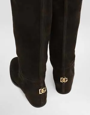 Dolce & Gabbana Suede Boots Boots And Booties